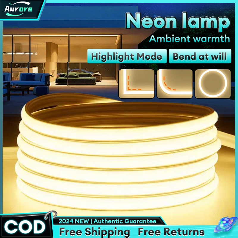 Led Neon Light Strip 10m Fairy String Lights Led Strip Light 220V AC ...