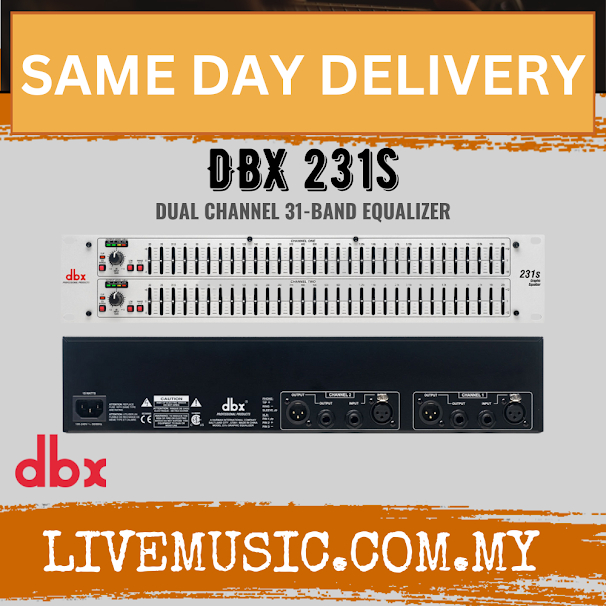 Dbx By Harman 231s 2 Series - Dual 31 Band Graphic Equalizer ( dbx231s / dbx-231s ) | Shopee ...