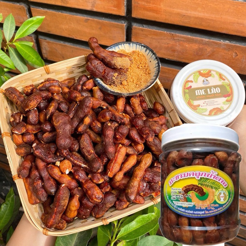 Lao Tamarind With Shrimp Salt 500G - Me Lào Muối Ớt (Me Lao Muoi Ot ...