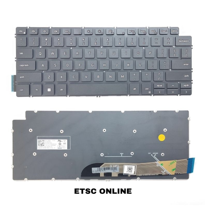 Keyboard Dell Latitude 3301 3410 E3301 P114G P120G US Keyboard No Frame ...