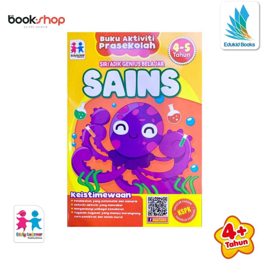 Siri Adik Genius Belajar - Sains 4-5 Tahun - Buku Aktiviti - Buku ...