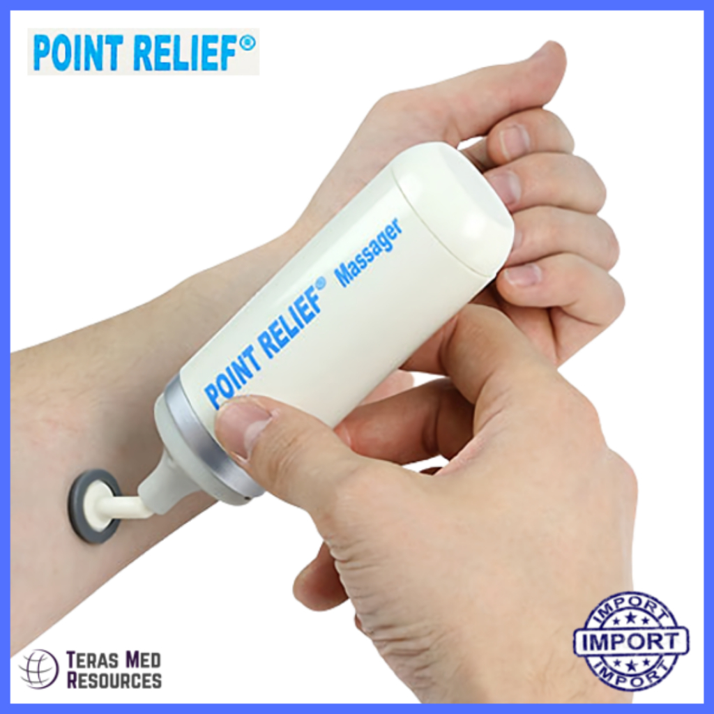 Point-Relief® Mini Massager Battery-Powered Vibrating Massage - Muscle ...
