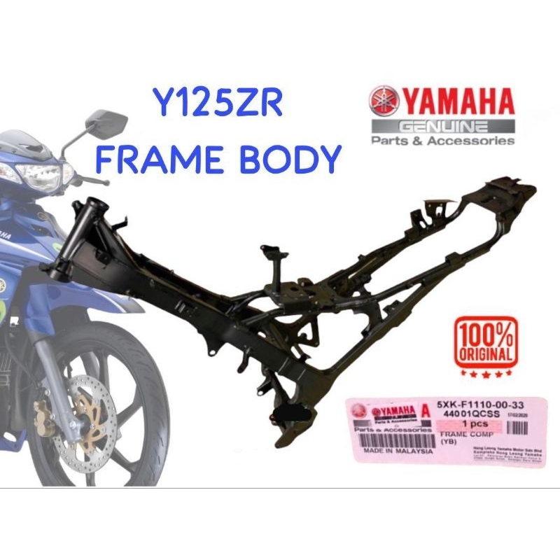 YAMAHA Y125Z Y125ZR FRAME BODY COMP ORIGINAL 5XK-F1110-00-33 125Z 125ZR ...