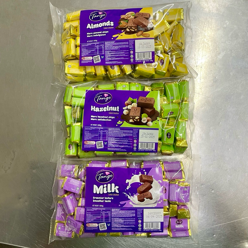 Tango Milk Compound Chocolate Bites 500g Milk Chocolate Almonds ...