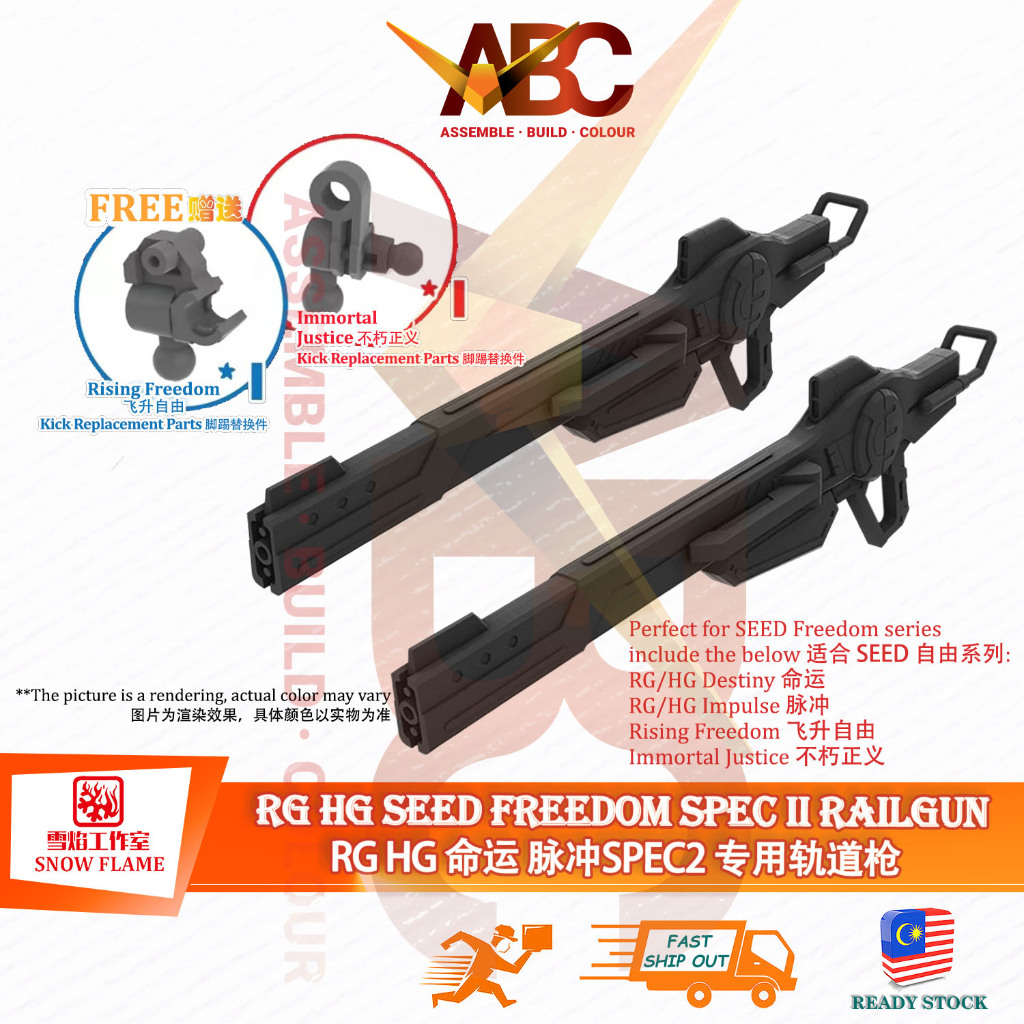 (DDB Corgi) SEED Freedom Railgun - RG HG 1/144 Spec 2 Destiny/Impulse ...