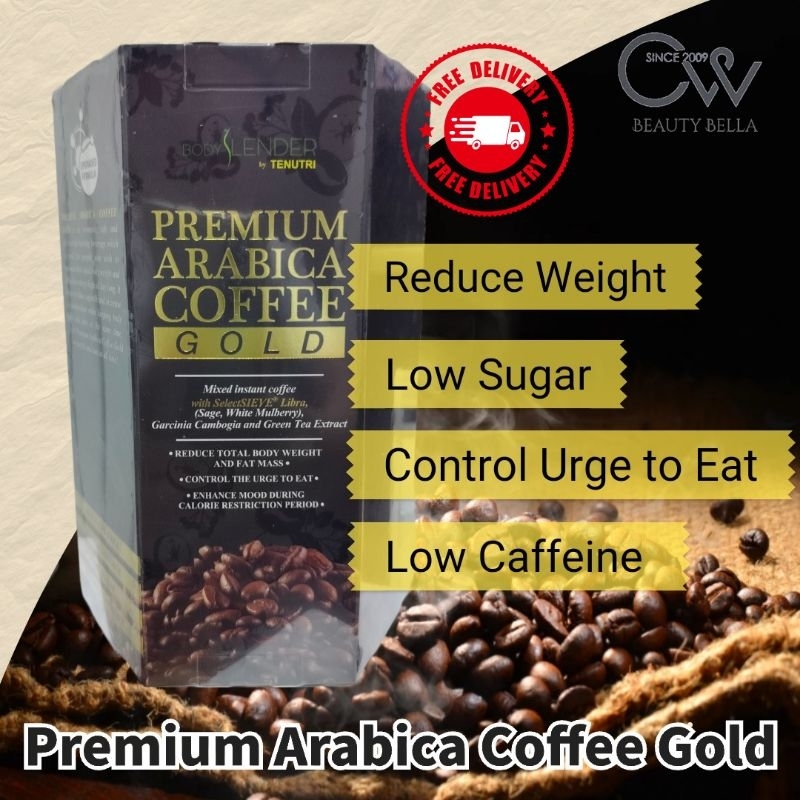 CW Low Caffeine Premium Arabica Coffee Gold Slimming Coffee 15sX20g ...