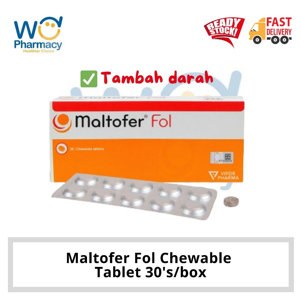 Maltofer Fol Chewable Tablet 30's/box | Exp: 10/2025 | Shopee Malaysia