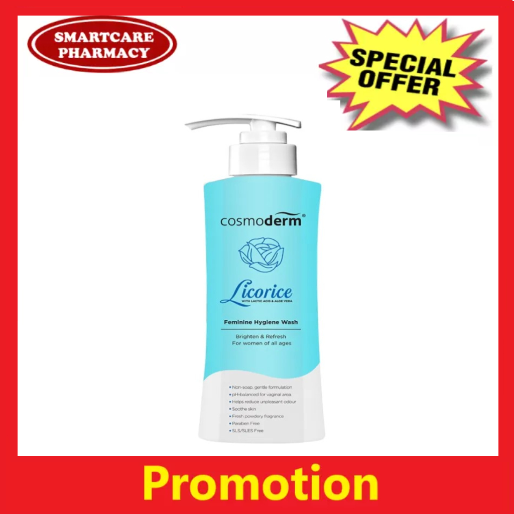 Cosmoderm Licorice With Lactic Acid & Aloe Vera 375ml | Shopee Malaysia