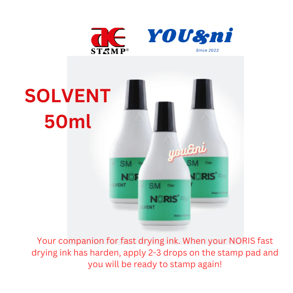 100% ORIGNAL NORIS SOLVENT 50ML | Shopee Malaysia