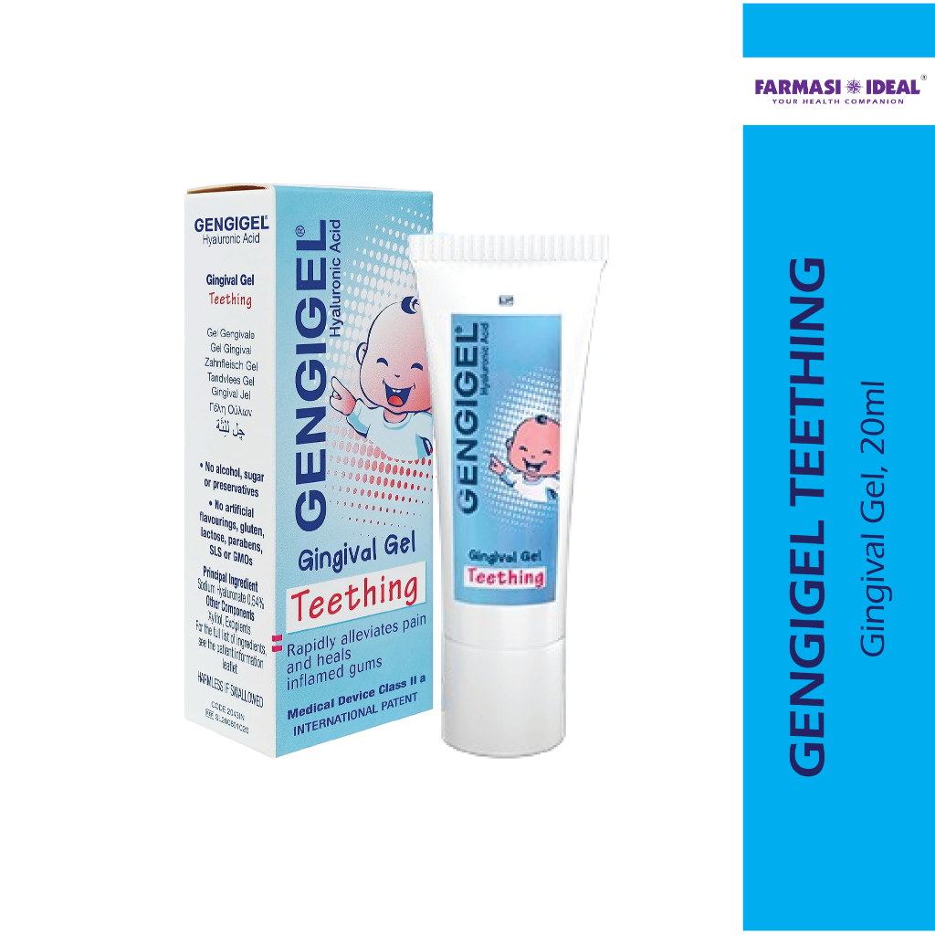 GENGIGEL TEETHING GINGIVAL GEL, 20ml - Reducing inflammation, providing ...