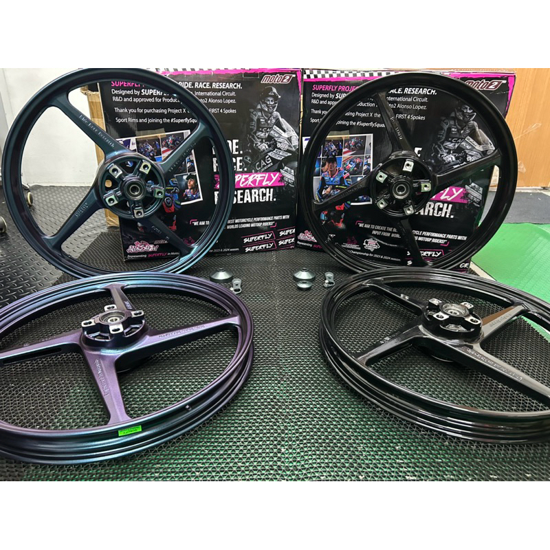 Y16 ABS / Y15 Sport Rim Superfly Project X Rim 100%Original (1.4-17 1.6 ...
