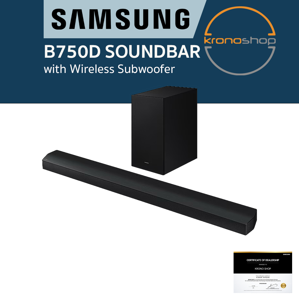 Samsung B750D 5.1ch Soundbar With Wireless Subwoofer HW-B750D HWB750D ...