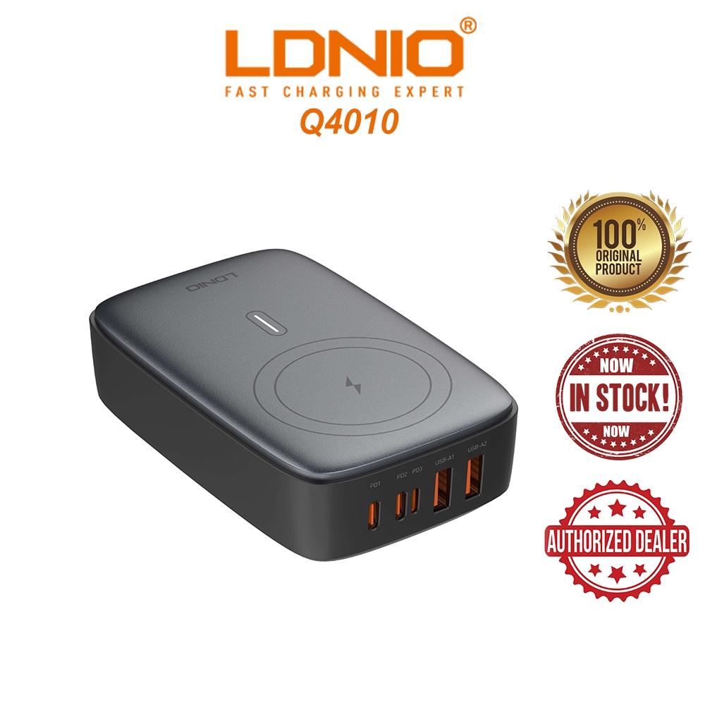 LDNIO PD Q4010 140W Multiport Desktop Charging Wireless Charger ...