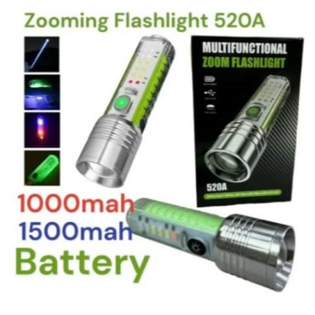 Flashlight X 520A Zooming Flashlight Outdoor Waterproof LED Zoomable ...