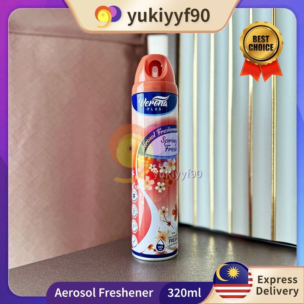 Verona Plus Aerosol Air Freshener Spray 320ml Pewangi Rumah Pewangi ...