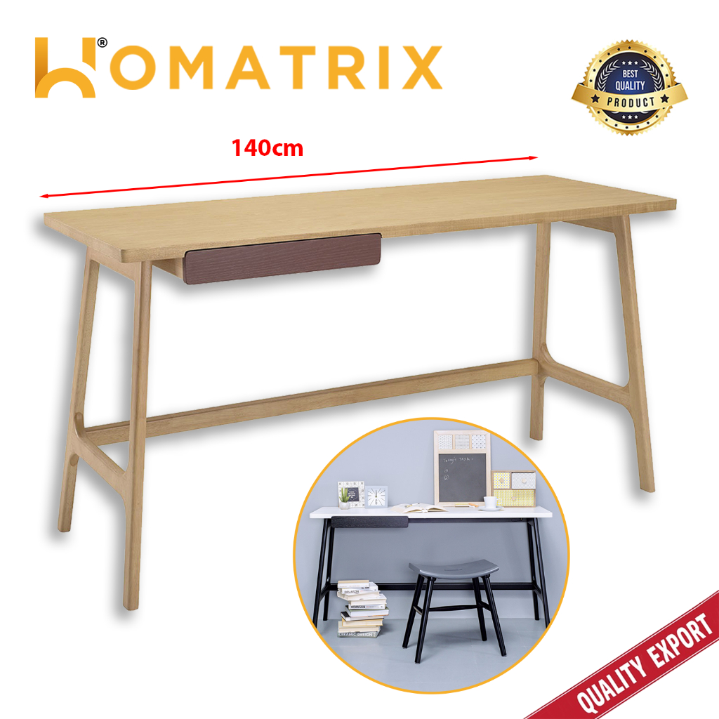 HOMATRIX Study Table Writing Desk Office Table Meja Belajar Pejabat ...