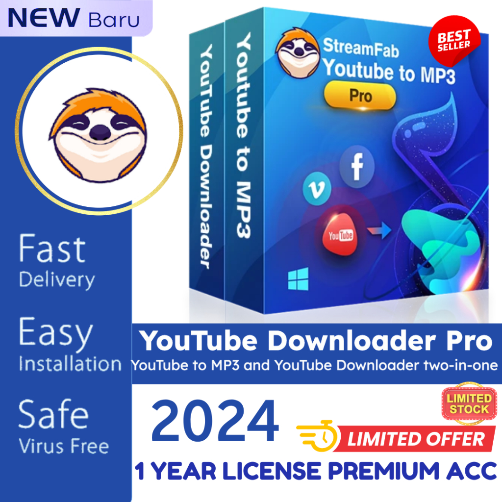 🔥Original 🔥StreamFab YouTube Downloader Pro ( Original Premium Account ...