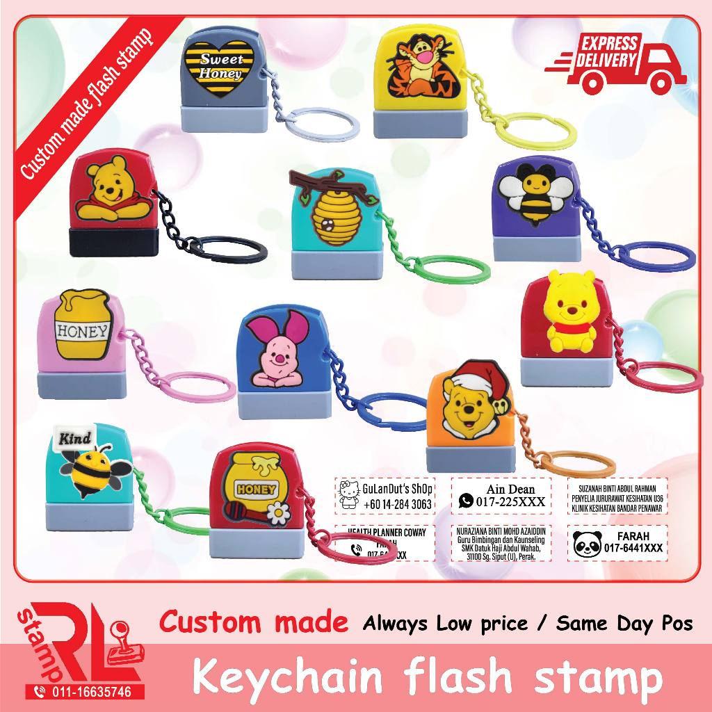 1027I Cop Nama, Jururawat Chop, Nurse Chop, Rubber Stamp, Flash Cop ...