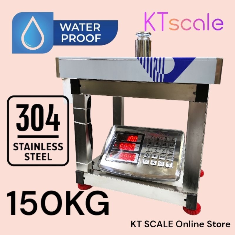 150kg KT SCALE DIGITAL PLATFORM BENCH SCALE CHICKEN SCALE | Shopee Malaysia