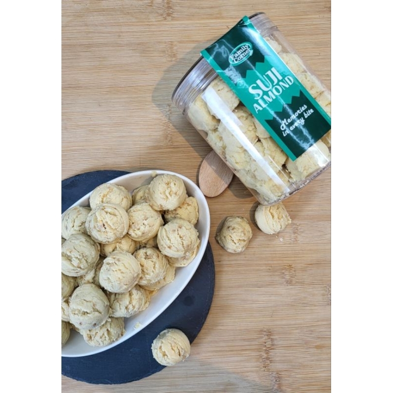 BISKUT SUJI ALMOND FAMILY CORNER | Shopee Malaysia