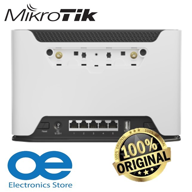 MikroTik Chateau LTE6 Network 5x Port Gigabit CaT6 Cellular Wi-Fi 5 ...