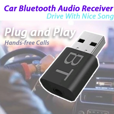 Penyesuai Bluetooth USB Audio Bluetooth Adapter 5.0 Receiver Connect ...