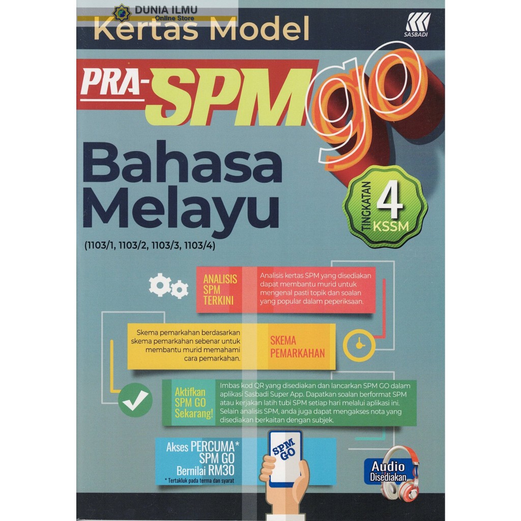 BUKU LATIHAN : KERTAS MODEL PRA-SPM GO BAHASA MELAYU TINGKATAN 4 KSSM | Shopee Malaysia