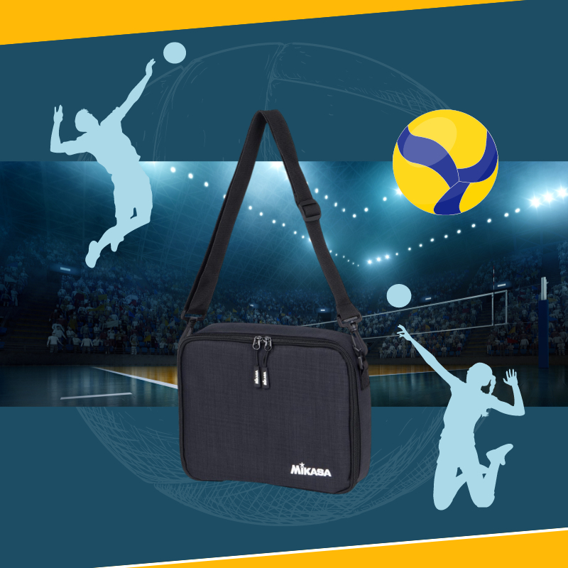 MIKASA FIVB Embroidered Volleyball Referee Case Black AC-VRC2 | Shopee ...