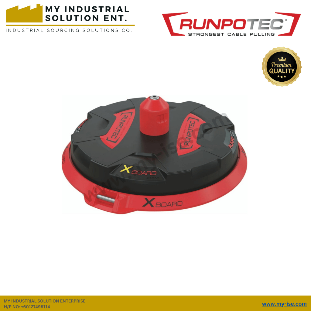 RUNPOTEC / Universal Cable Drum Reel and Dispenser X-BOARD 300 mm / Max ...