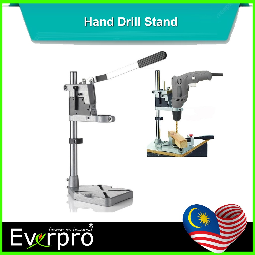 Hand Drill Plunge Power Drill Press Stand Bench Pillar Pedestal Clamp ...