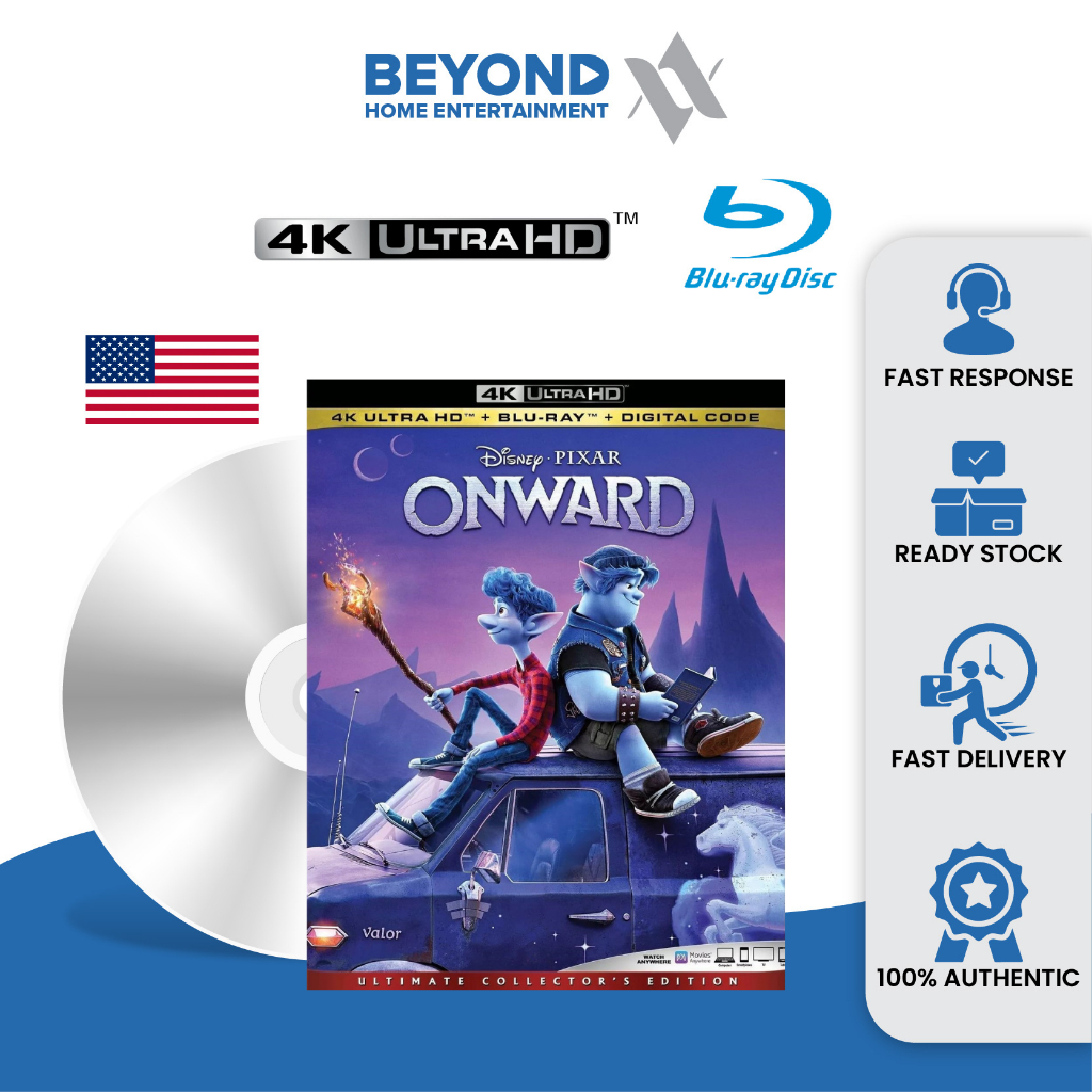 Disney Pixars Onward [4k Ultra Hd Bluray] Shopee Malaysia