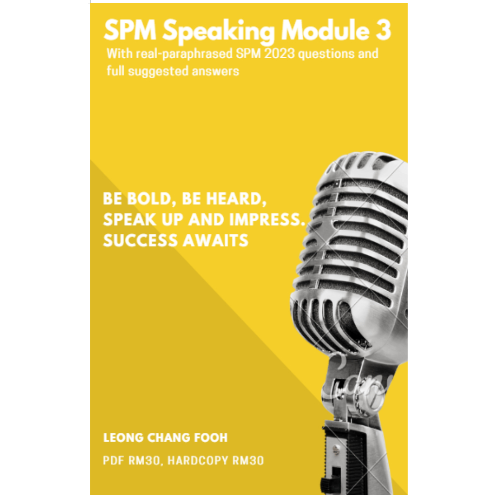 PDF Speaking Module 2024 by Mr. Leong | Shopee Malaysia