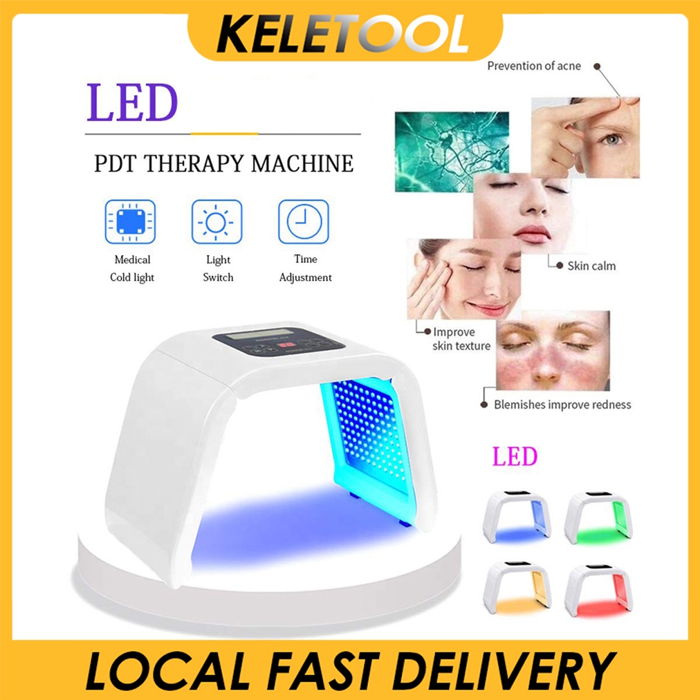 DT LED Facial Light Mask Photon Heating Skin Rejuvenation Device Beauty ...
