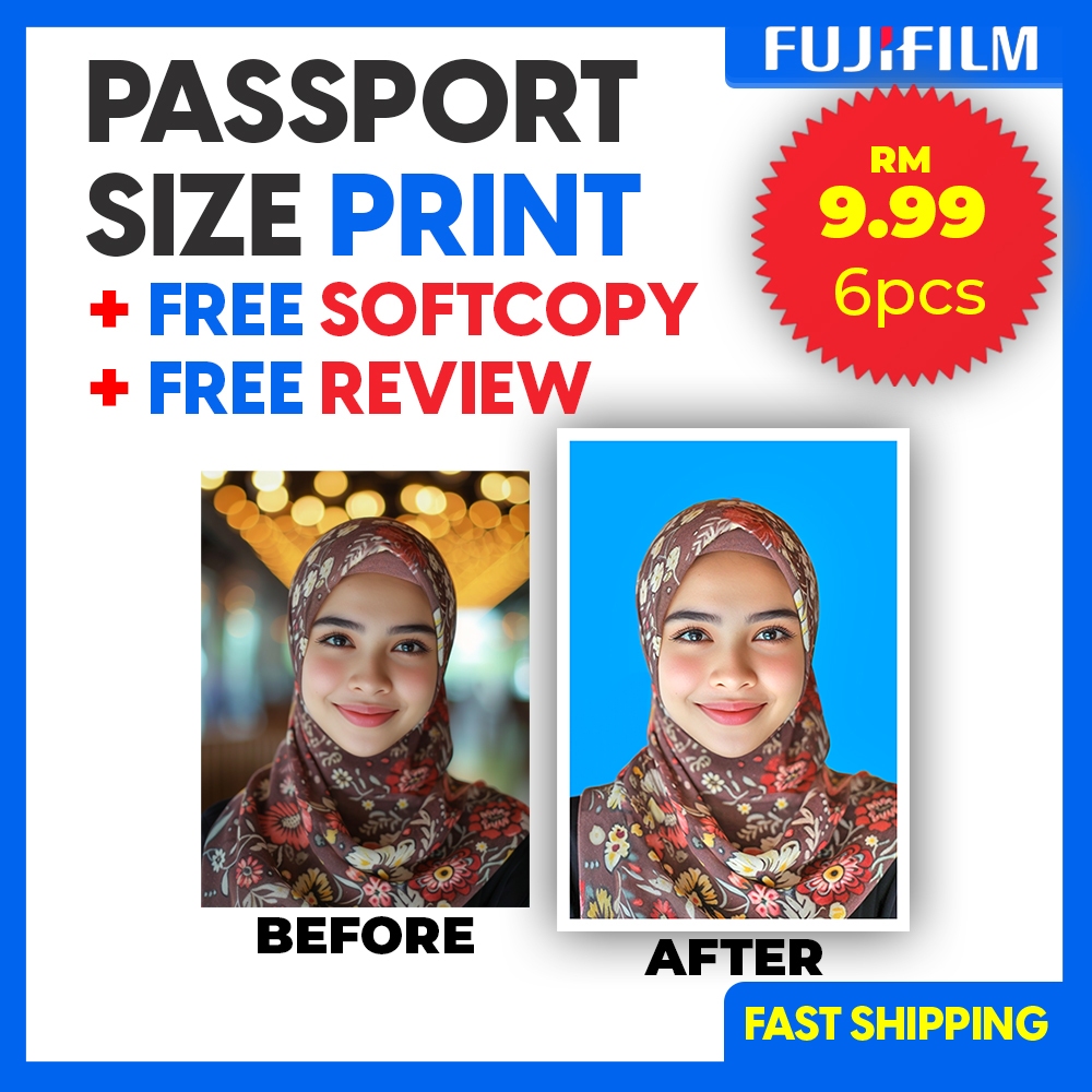 Passport Print / Passport Size Printing Ukuran Passport / ID Photo ...