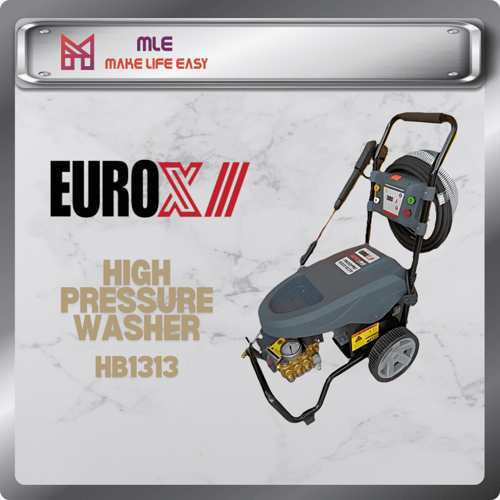 EUROX HBP1313 COMMERCIAL WATER JET HIGH PRESSURE WASHER 120BAR 4.0HP | Shopee Malaysia
