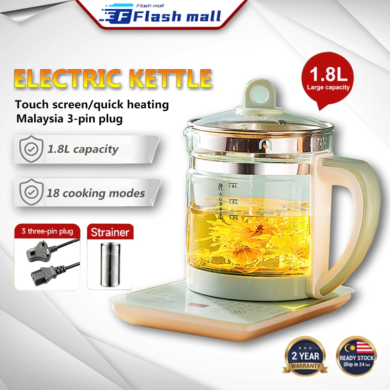 Kettle electric 1.8L Multifunction Preserving Health pot flower tea pot ...