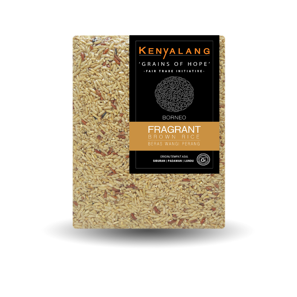 KENYALANG Borneo Fragrant Brown Rice Unpolished (1kg) | Shopee Malaysia