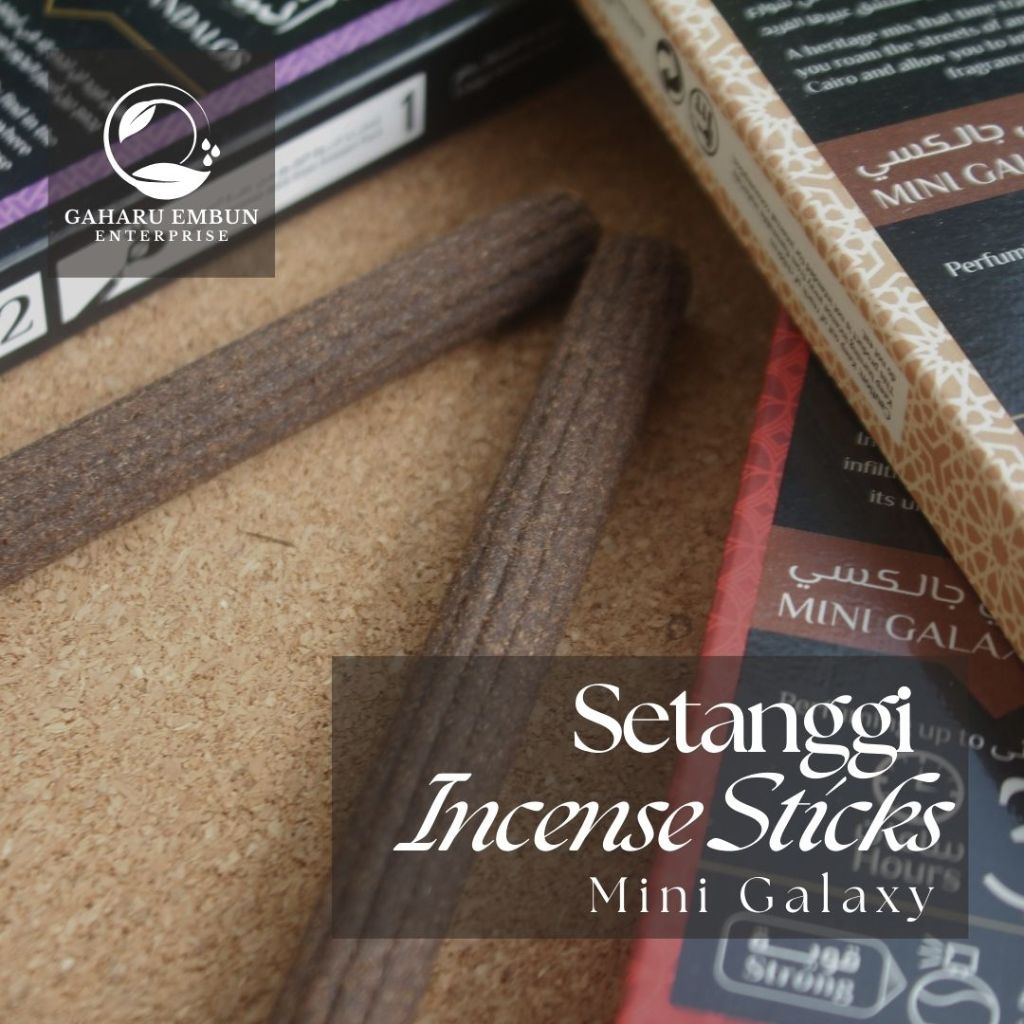 GAHARU EMBUN Setanggi Oud Incenses Sticks Ansaam (Mini Galaxy) | Shopee ...