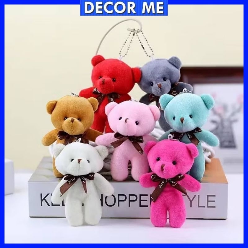 MINI TEDDY BEAR CUTE SMALL SIZE BEAR FOR BOUQUET DECORATION DOORGIFT ...