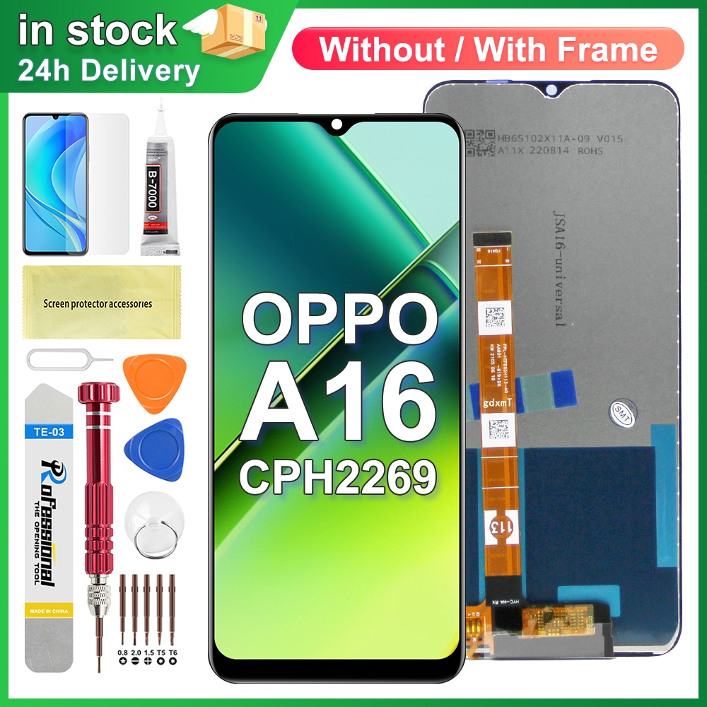 [Original] OPPO A16 CPH2269/A16S CPH2271 Display Screen Touch Screen Digitizer Original LCD ...