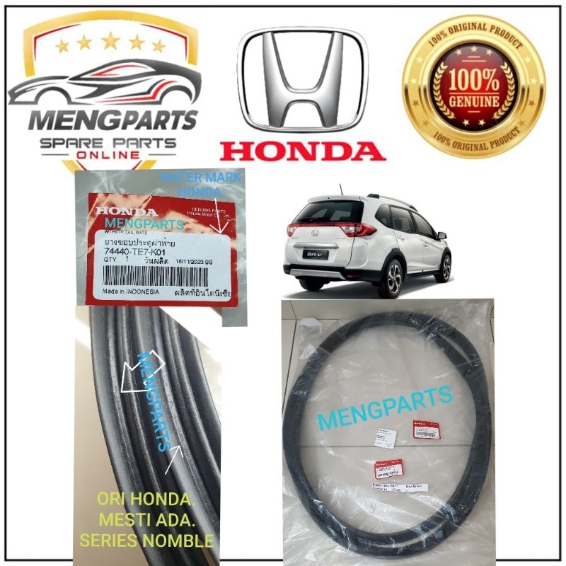 ORIGINAL HONDA BRV TSA 2016Y-2022Y REAR BONNET RUBBER TRUNK LID ...