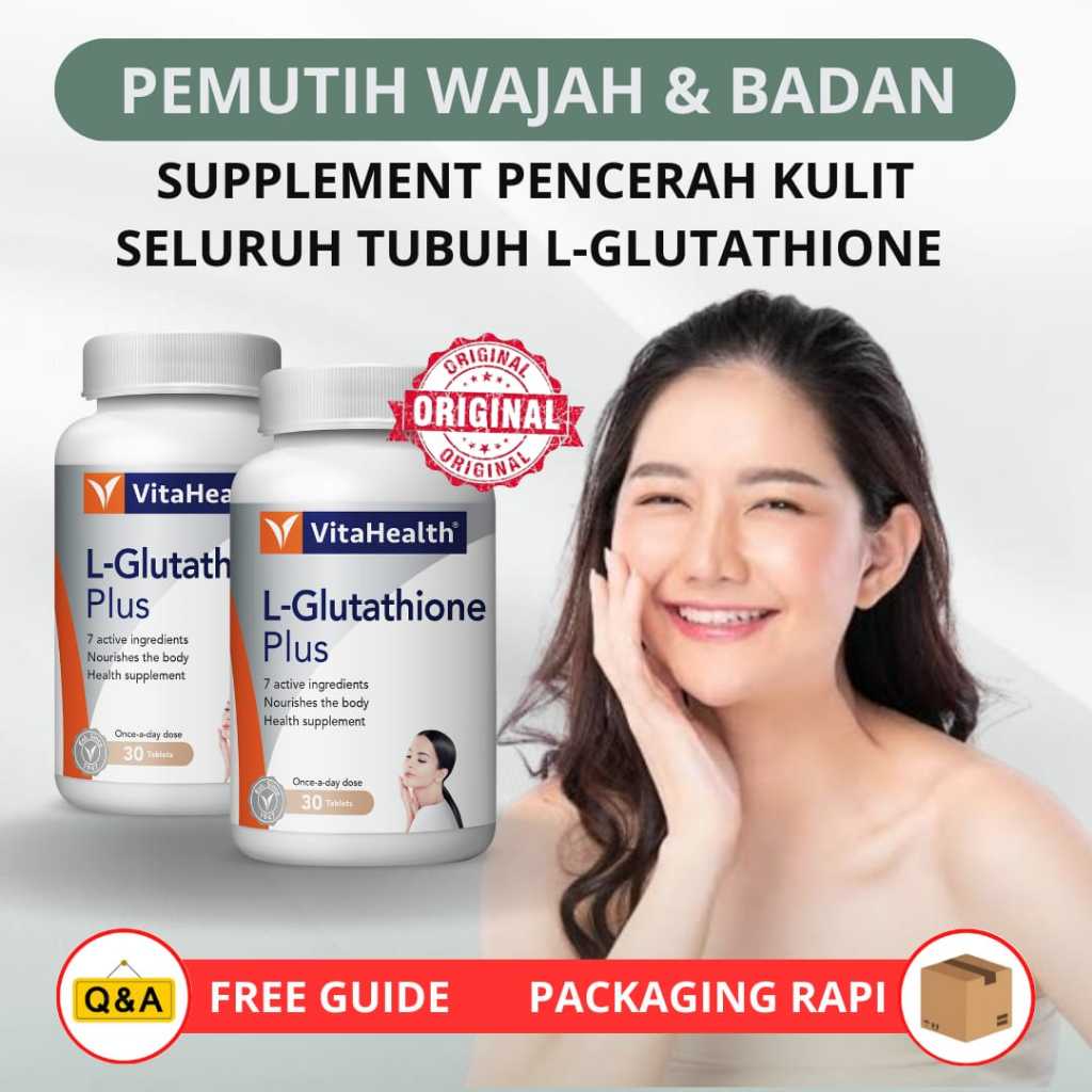 Ubat putih Seluruh Badan Lulus KKM, L-glutathione Whitening Skin ...