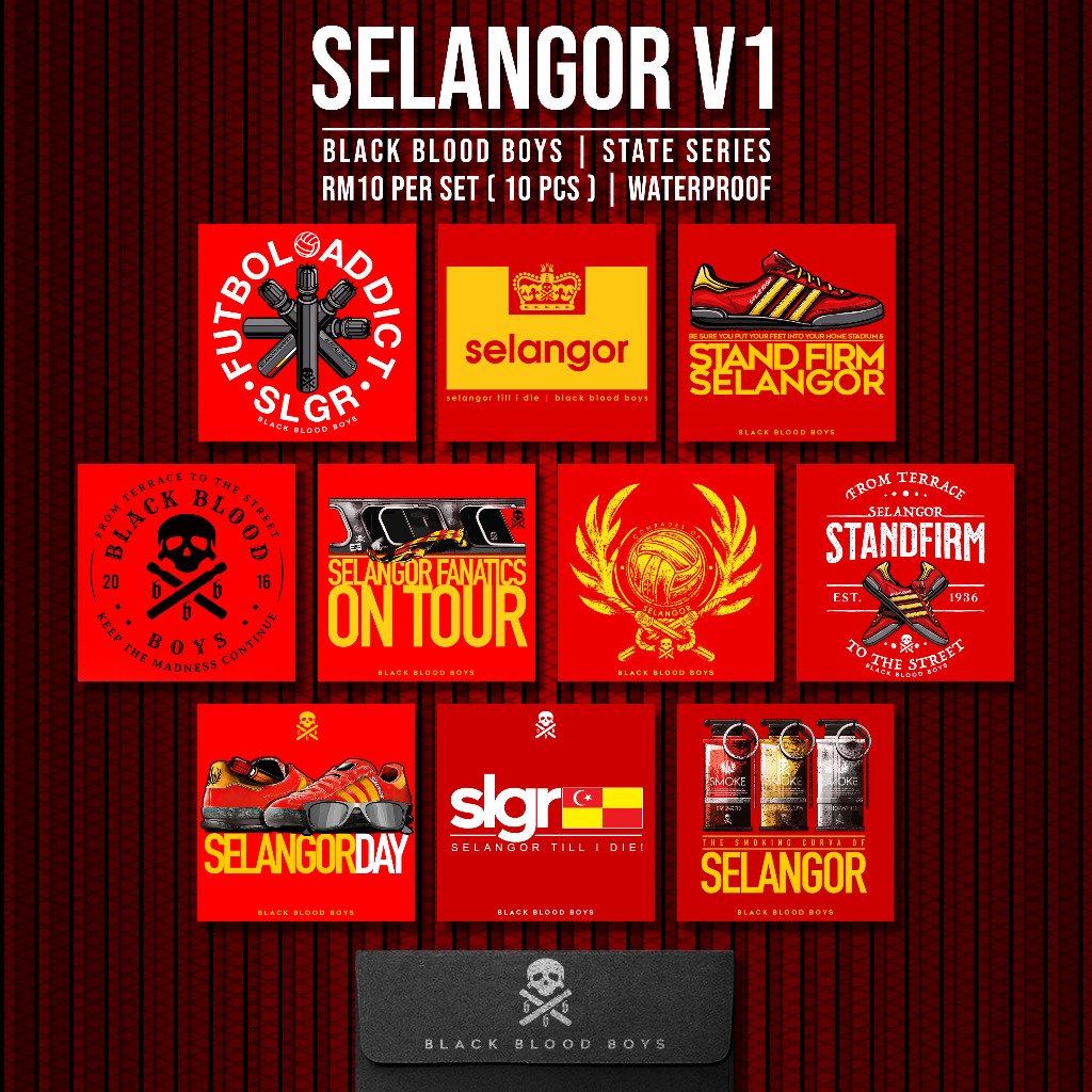 [BBB] STICKER COMPILATION STATE SERIES | SELANGOR V1 | Shopee Malaysia