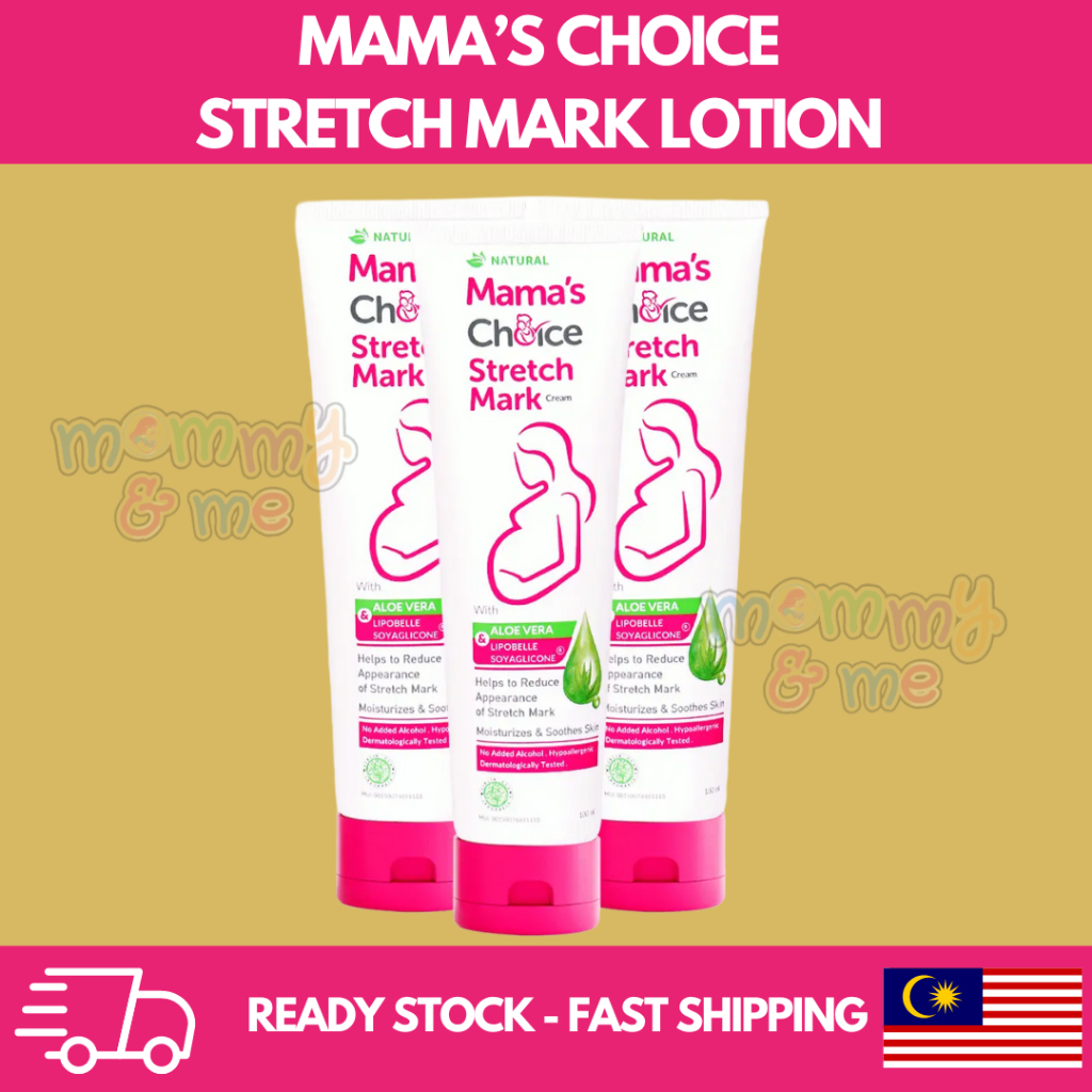[MAMA'S CHOICE] Stretch Mark Cream Safe, Halal, Natural Maternity ...