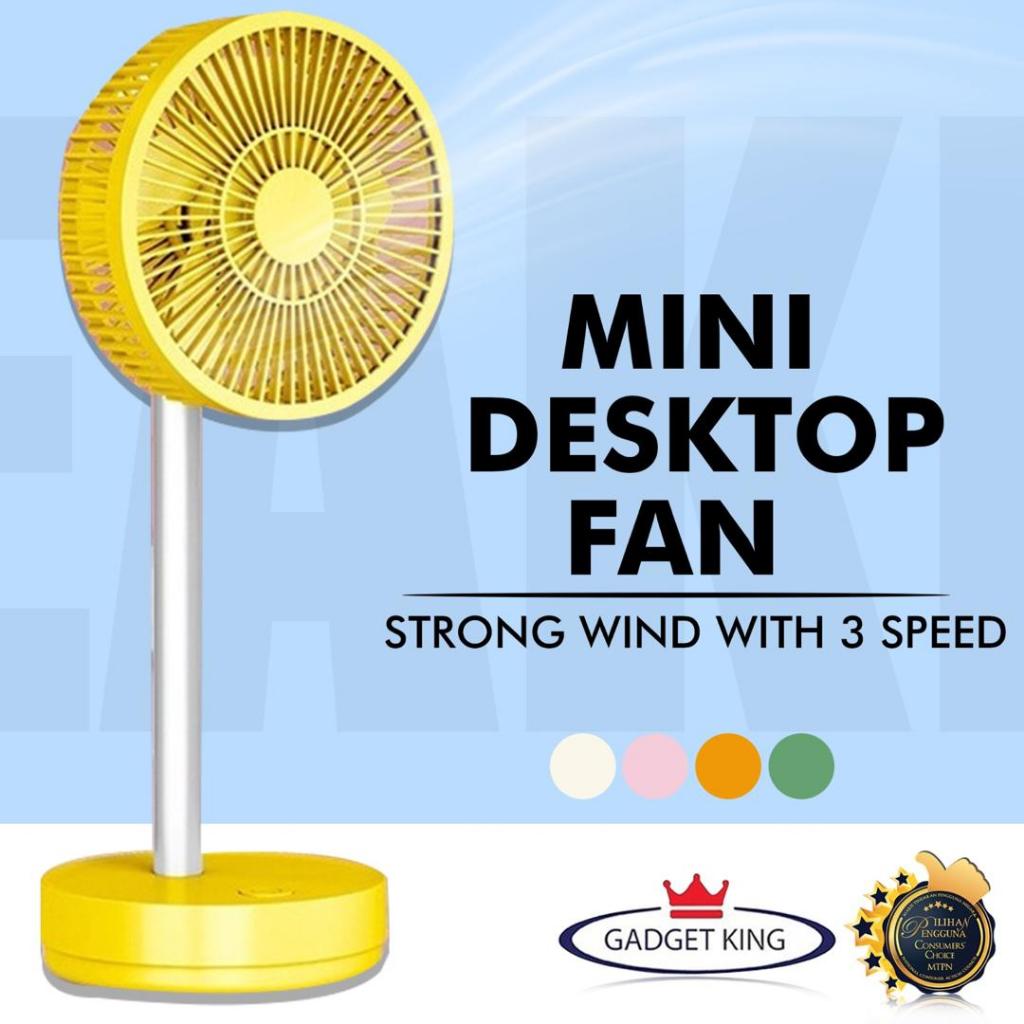 YASE YS-2127 Mini Desktop Portable Fan USB Rechargeable Mini Fan Strong ...