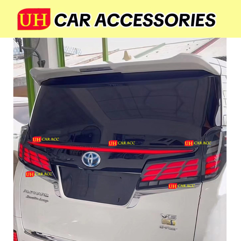 TOYOTA ALPHARD VELLFIRE AGH30 2015 - 2023 REAR TAILGATE LED TAILLAMP ...