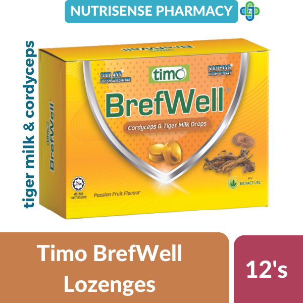 Timo Brefwell Cordyceps & Tiger Milk Drops 6's x 2 blisters | Shopee ...