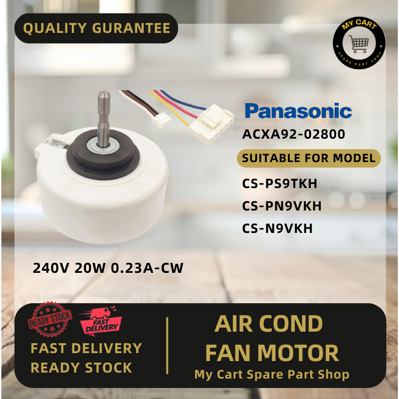 PANASONIC Air Cond Fan Motor Cooling Fan Condenser/Kipas Motor Penghawa ...