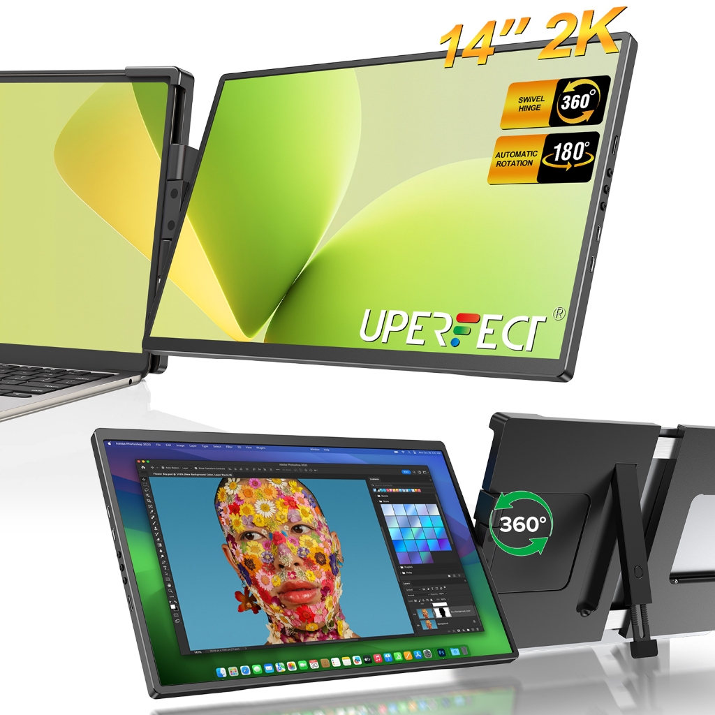 UPERFECT 2K Portable Monitor [Local delivery] 14inch For Laptop ...