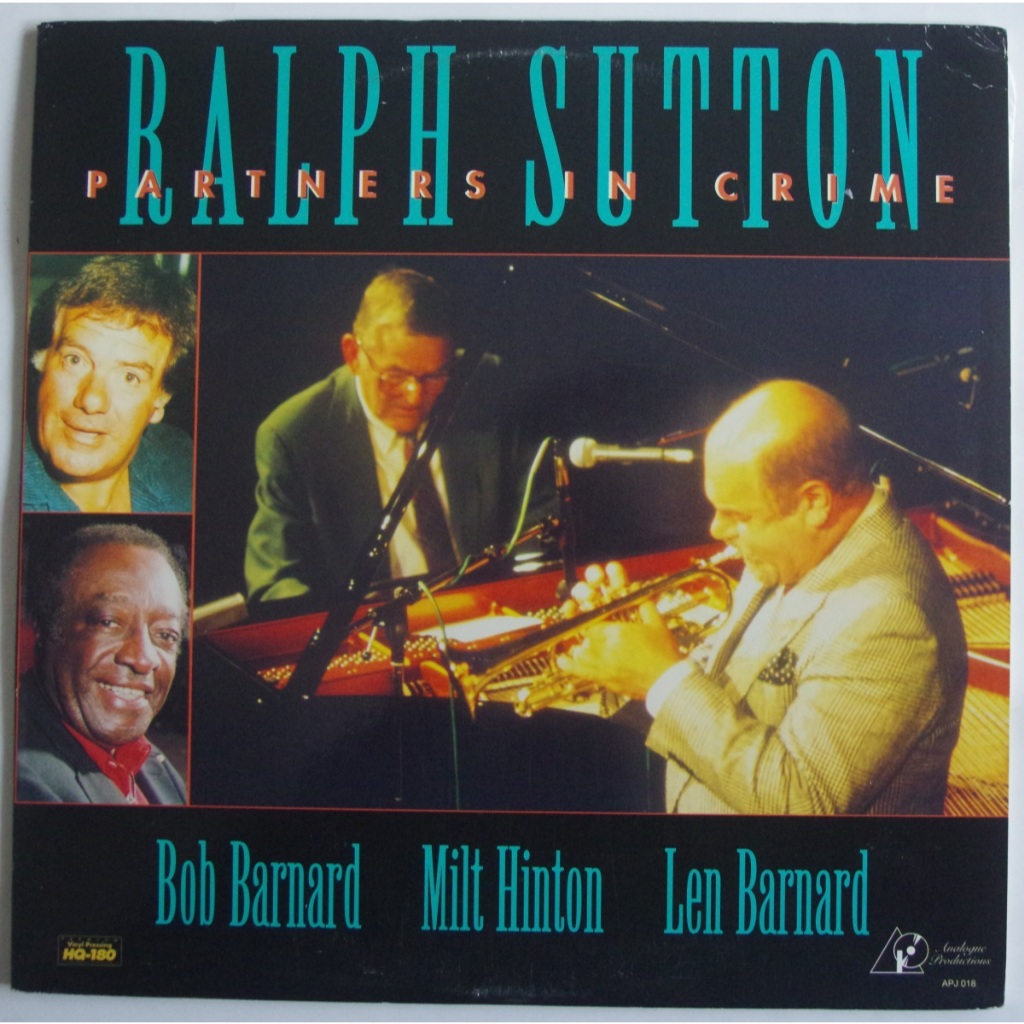 (FIRST PRINT/UNSEALED) RALPH SUTTON - PARTNERS IN CRIME CD (ANALOGUE ...